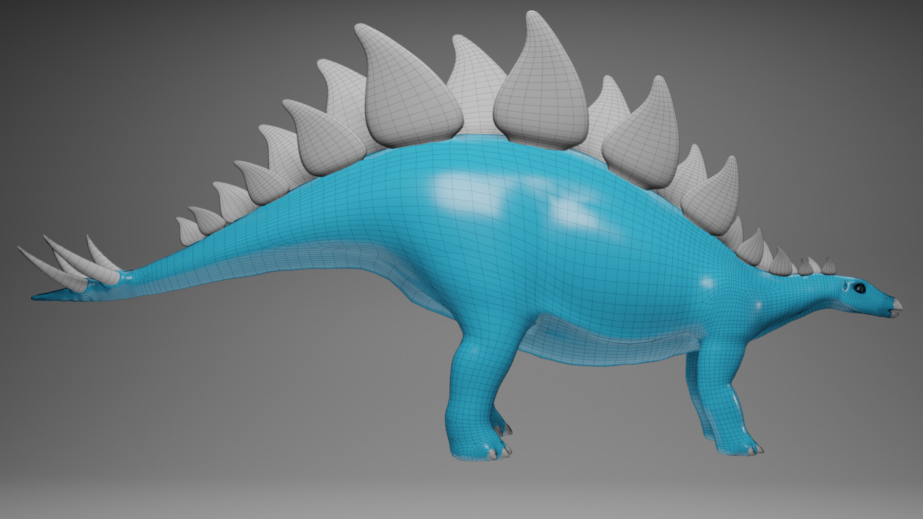 ArtStation - stegosaurus base mesh obj | Resources