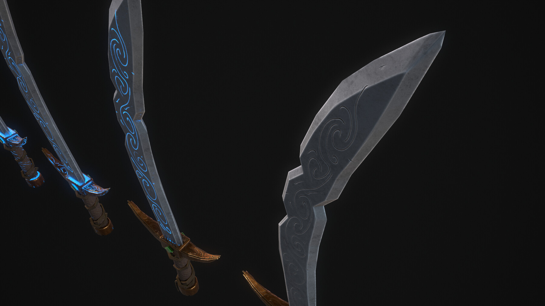 ArtStation - Stylized PBR Falchion Sword V2 - Compatible with Unreal ...