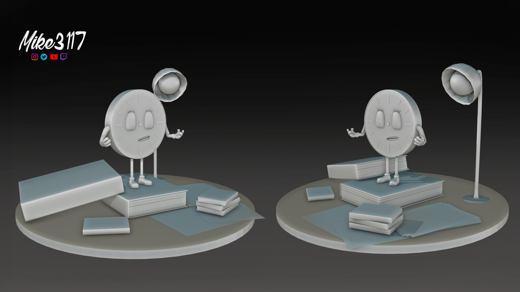 ArtStation - Miss minute (Loki) 3D model Character | Resources