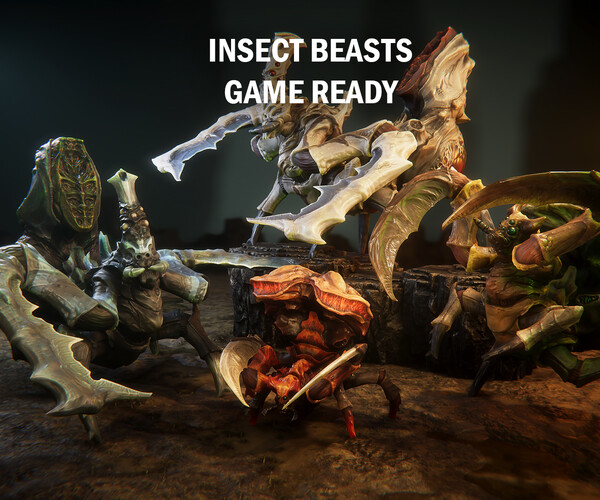 ArtStation - Insect beast | Game Assets