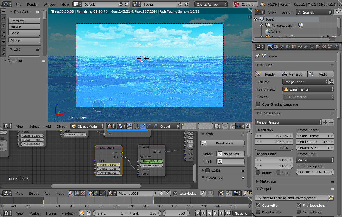 ArtStation - 3D Realistic Cool Ocean | Resources