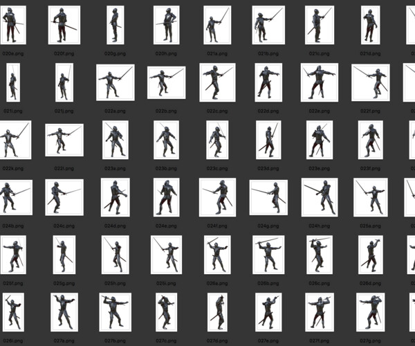 ArtStation - Knight Poses - Over 1000 Reference Images (turnaround ...