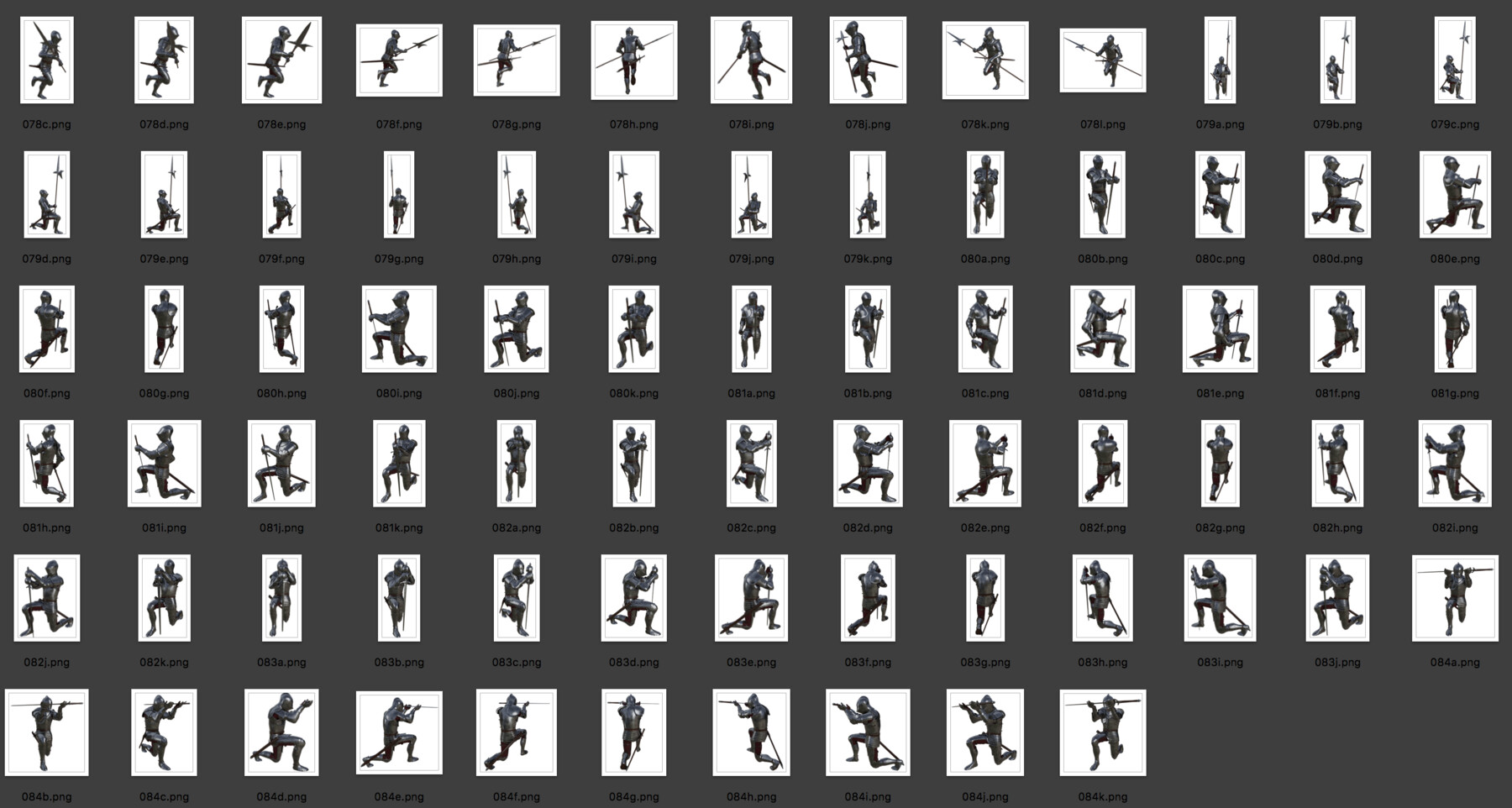 ArtStation - Knight Poses - Over 1000 Reference Images (turnaround ...