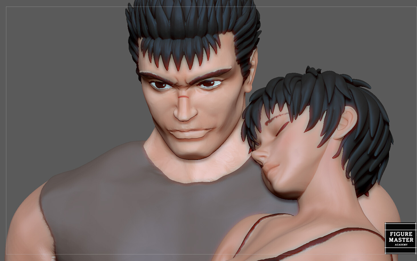 ArtStation - BERSERK GUTS CASCA FANTASY ANIME SWORD CHARACTER 3D PRINT ...