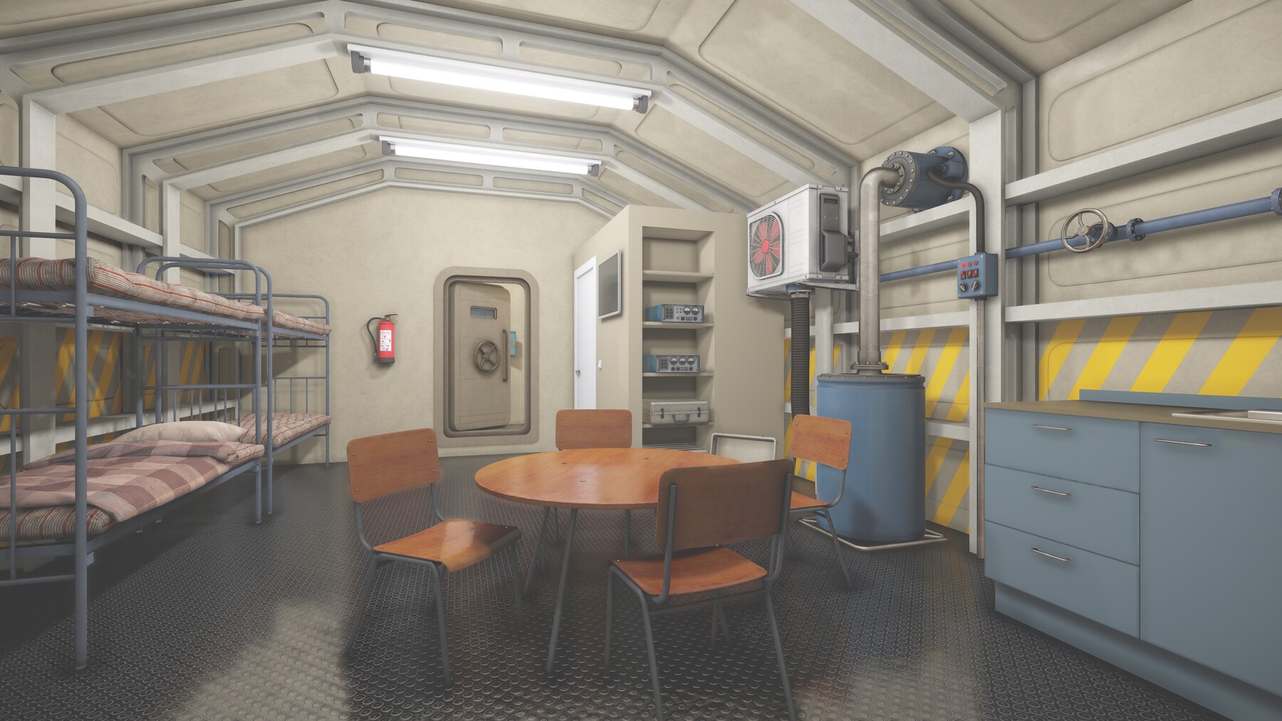 ArtStation - Nuclear Bomb Shelter | Game Assets