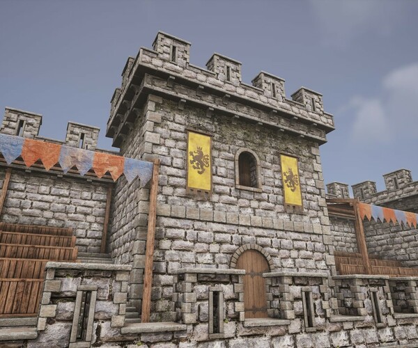 ArtStation - Fantasy Battle Arena (Modular) | Game Assets