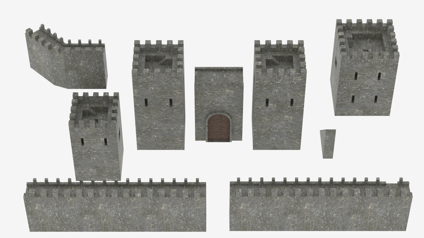 ArtStation - Medieval Castle Pack 3D model | Resources