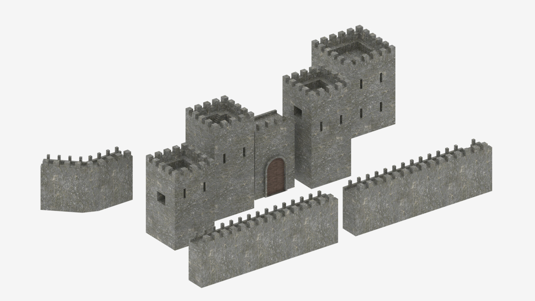 ArtStation - Medieval Castle Pack 3D model | Resources