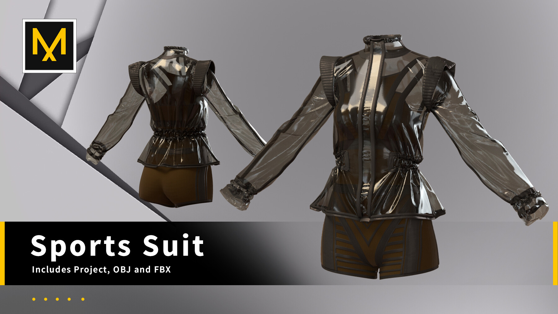 ArtStation - Female Sports Suit | Game Assets