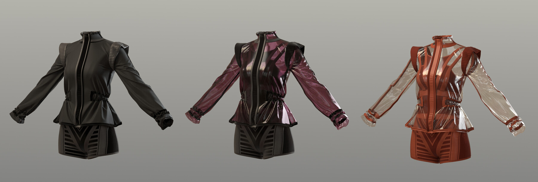 ArtStation - Female Sports Suit | Game Assets