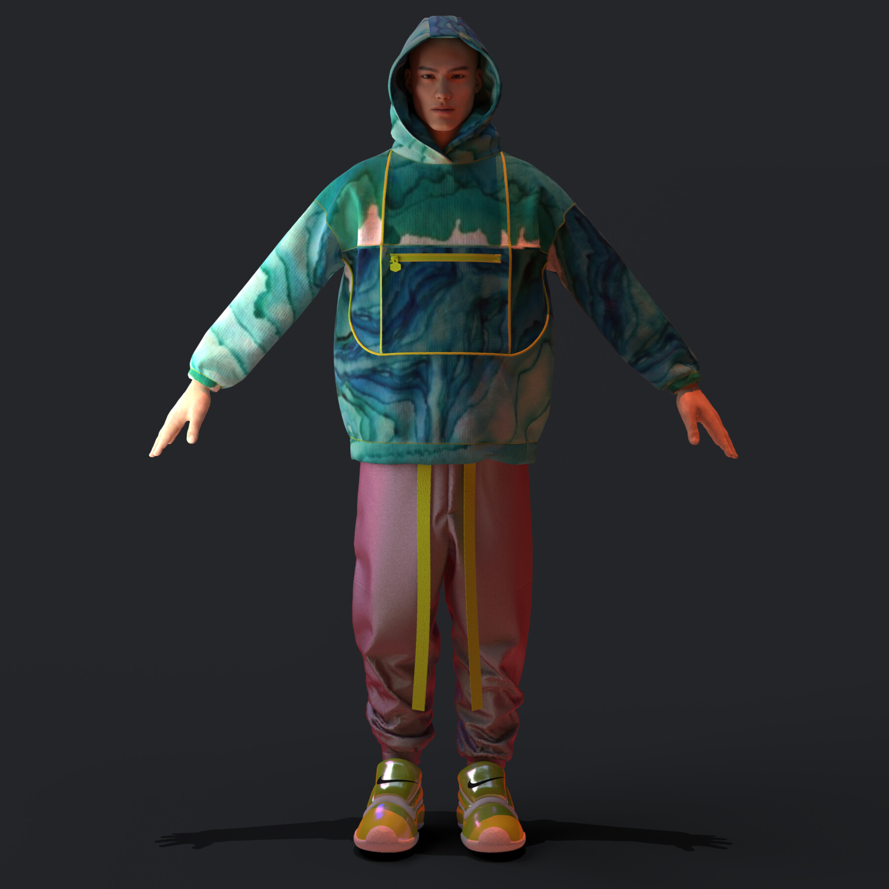 ArtStation - MALE OUTFIT+ MALE SNEAKERS | Game Assets