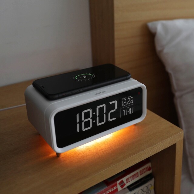 ArtStation - Wireless charging mood light LED table clock | Resources