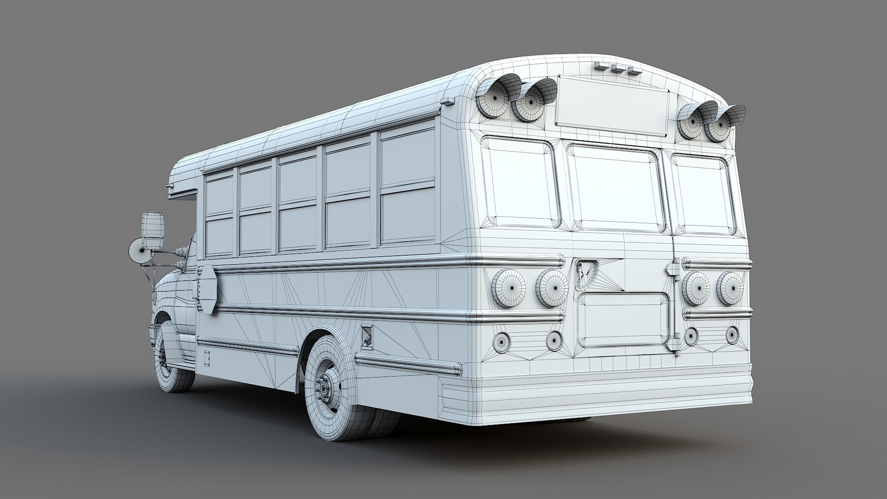 ArtStation - Ford E-Series School bus Type A | Resources