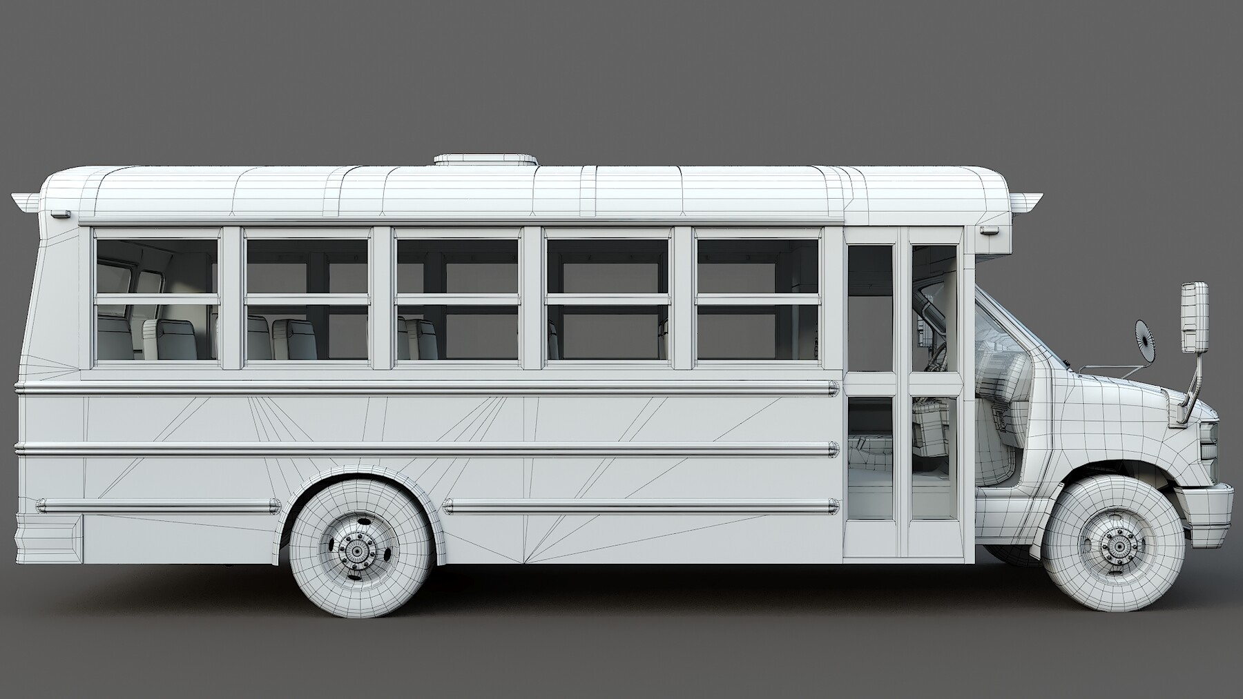 ArtStation - Ford E-Series School bus Type A | Resources