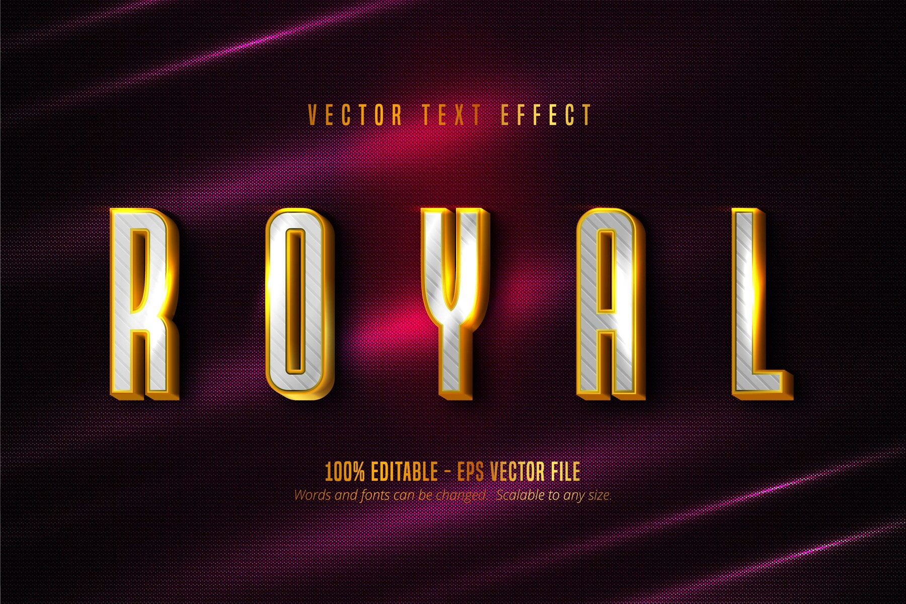 ArtStation - Royal text, gold color style editable text effect | Artworks