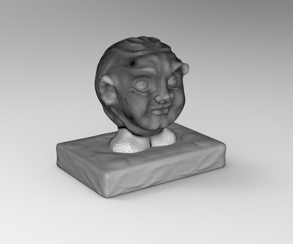 ArtStation - Old Man Creature Face Model | Resources