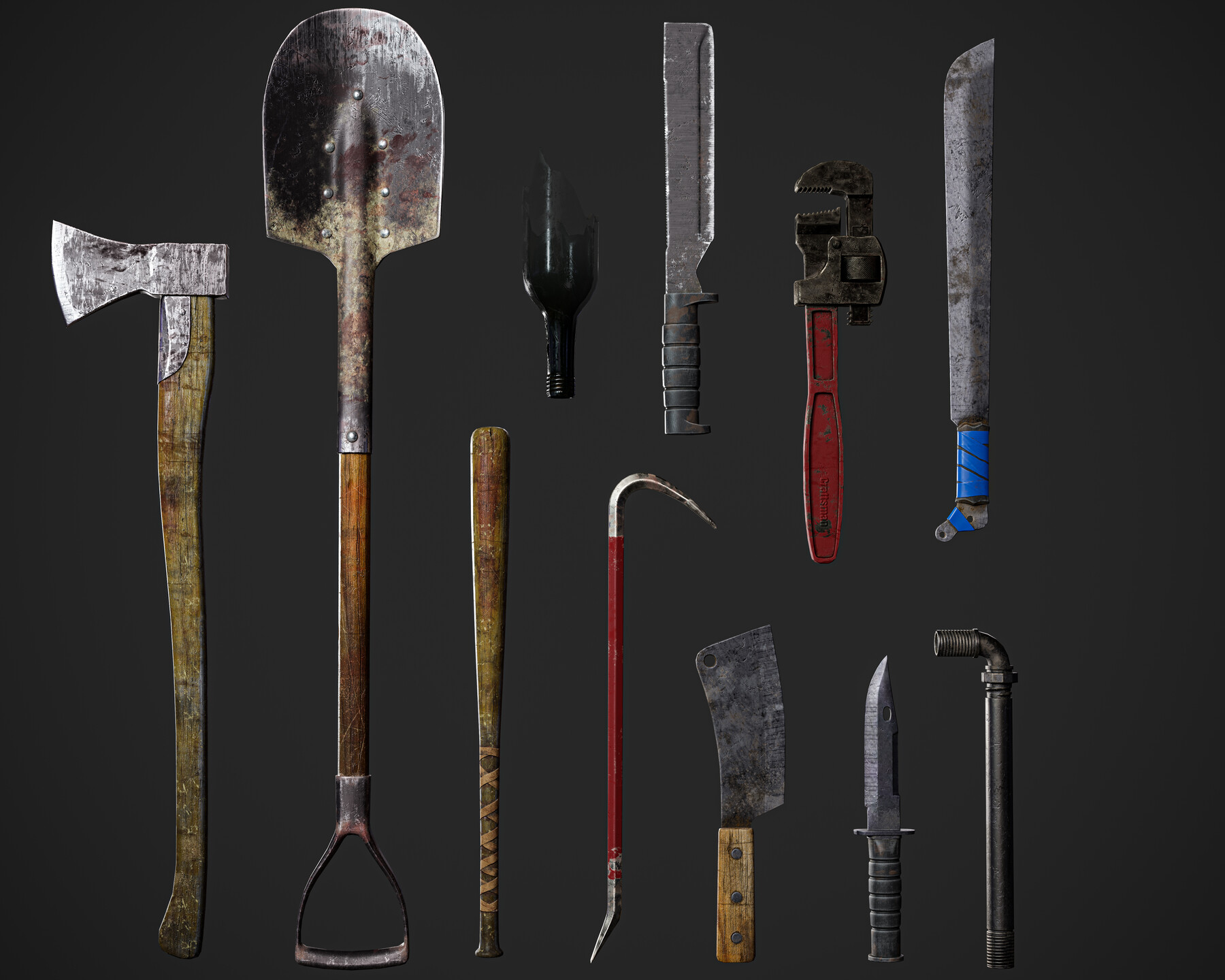 Zombie Melee Weapons Survival