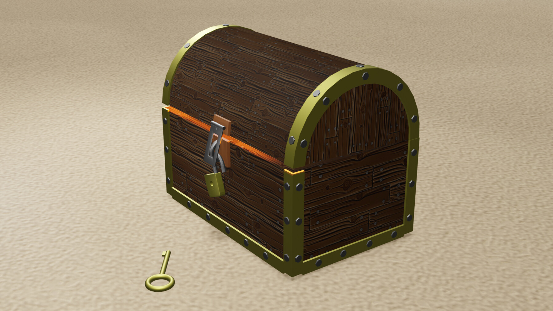 ArtStation - Stylised Pirate Chest | Game Assets