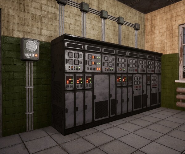 ArtStation - Modular Industrial Area | Game Assets