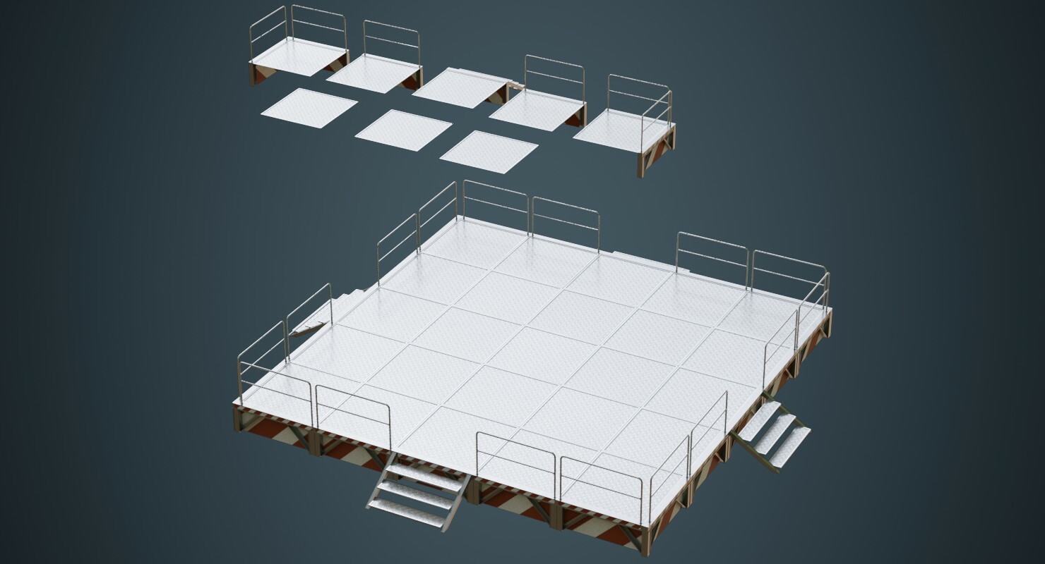 ArtStation - Stage Platform 1A | Game Assets