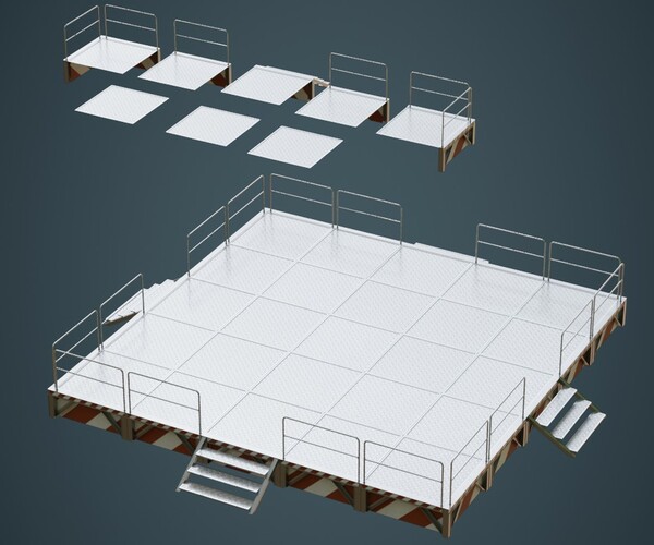 ArtStation - Stage Platform 1A | Game Assets