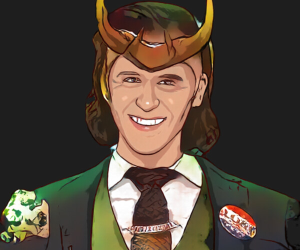 ArtStation - Loki cartoon | Artworks