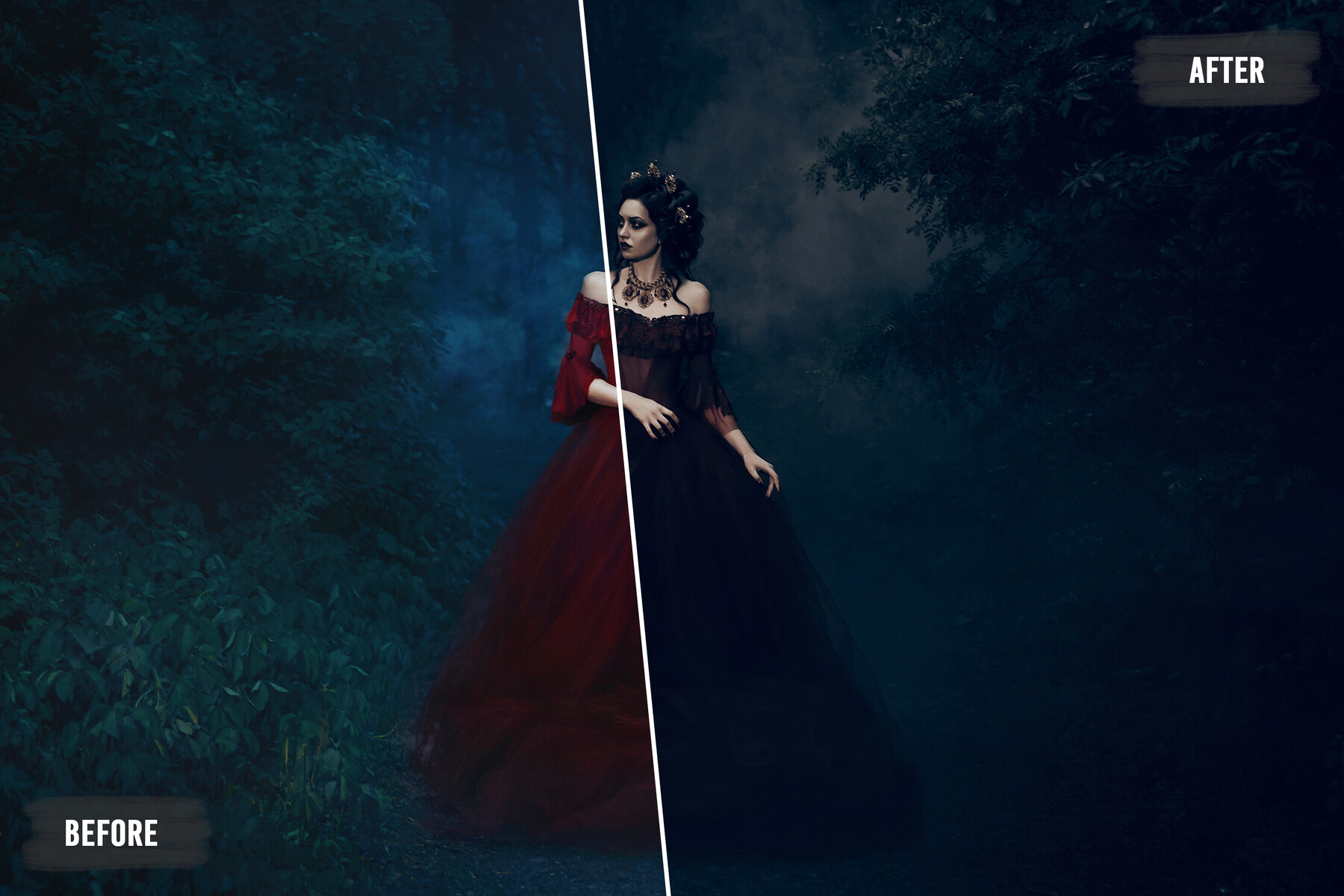 ArtStation - 50 Dark Dream LUTs and Presets Pack | Artworks