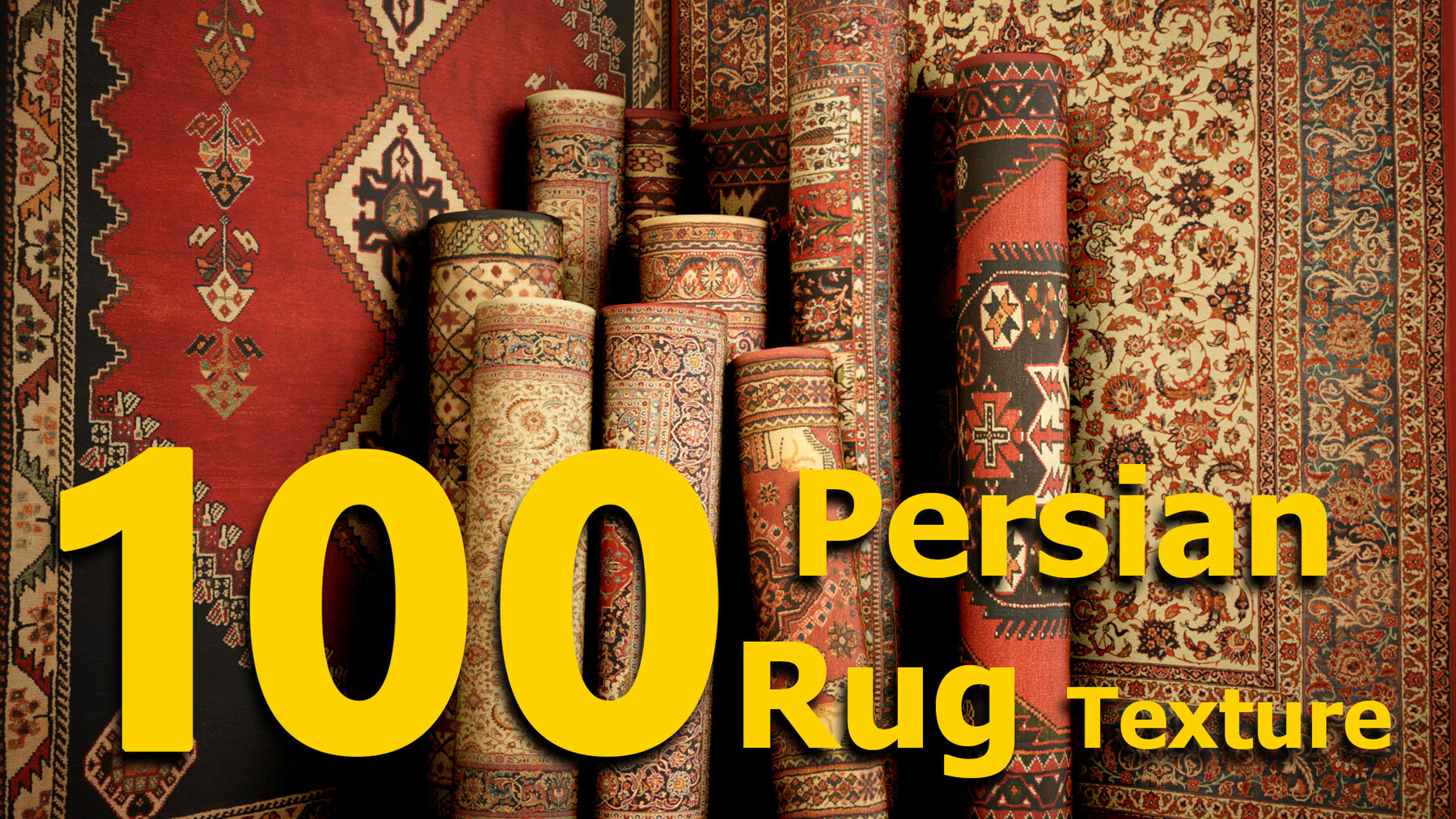 Code Plus - 100 Persian Rug - PBR texture