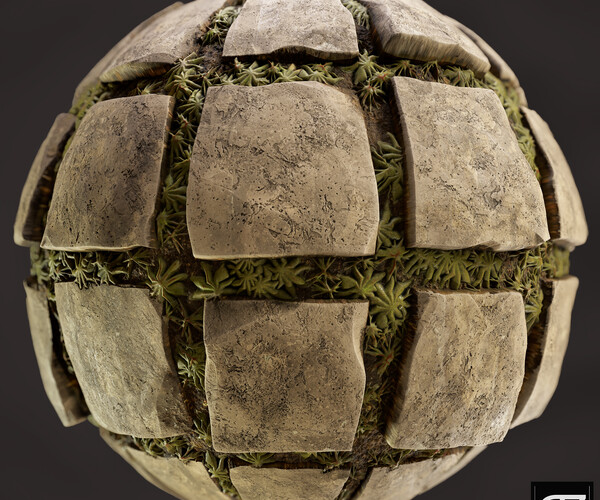ArtStation - PBR - STYLIZED STONE BLOCKS - 4K MATERIAL | Game Assets