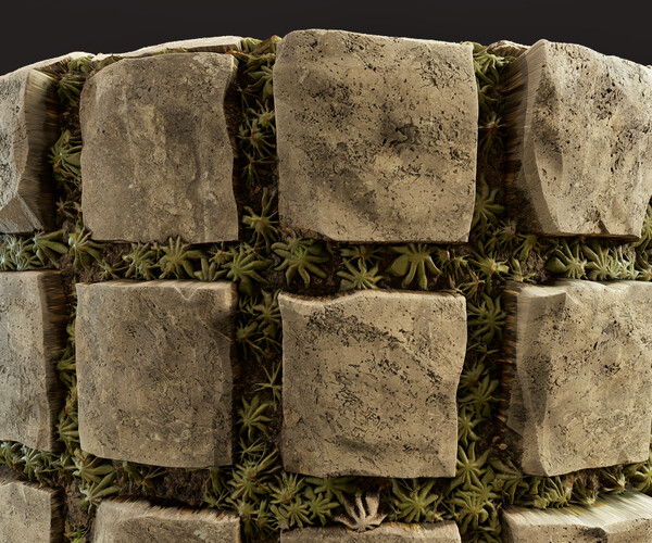 ArtStation - PBR - STYLIZED STONE BLOCKS - 4K MATERIAL | Game Assets