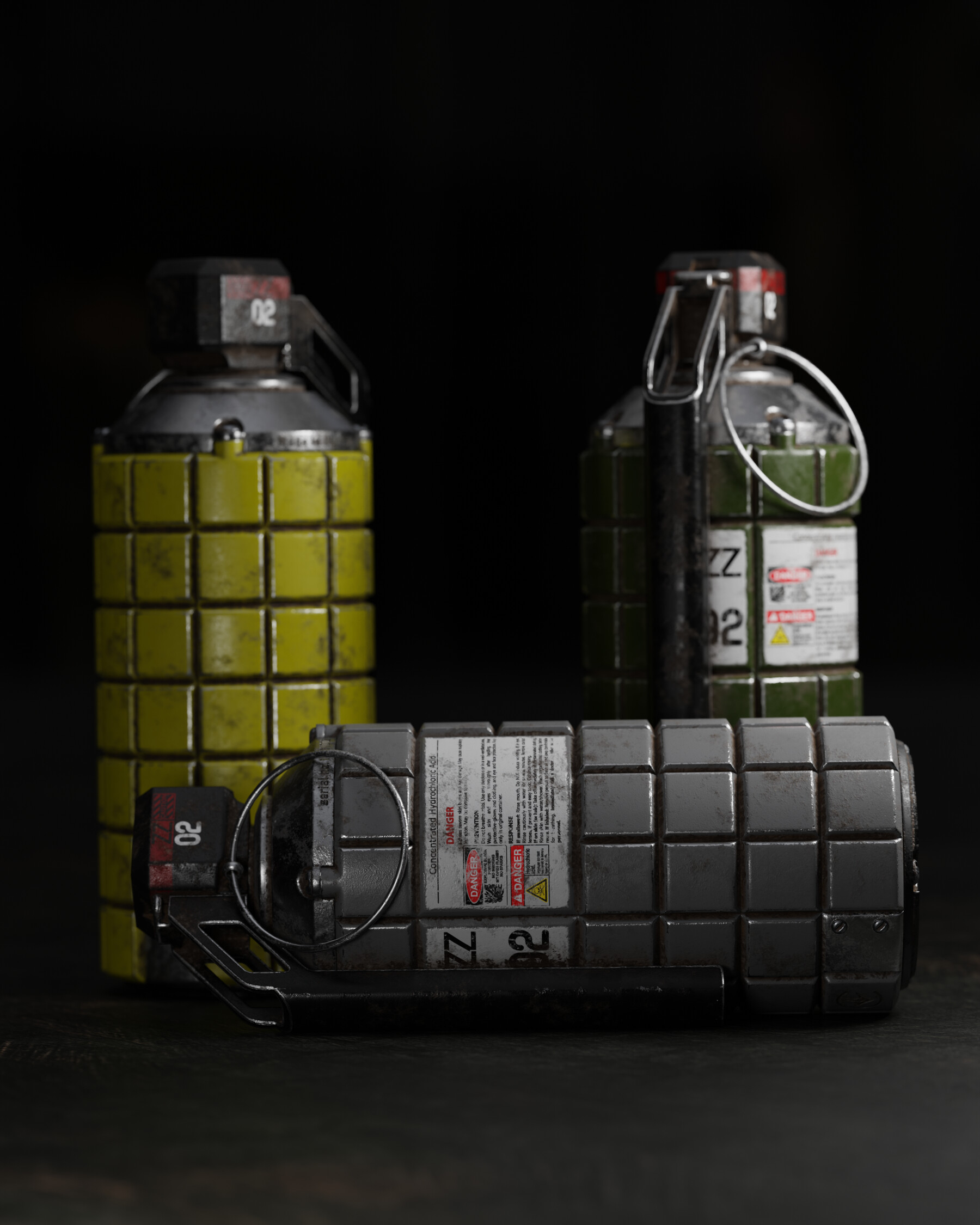 ArtStation - ZZ Grenade 02 | Game Assets