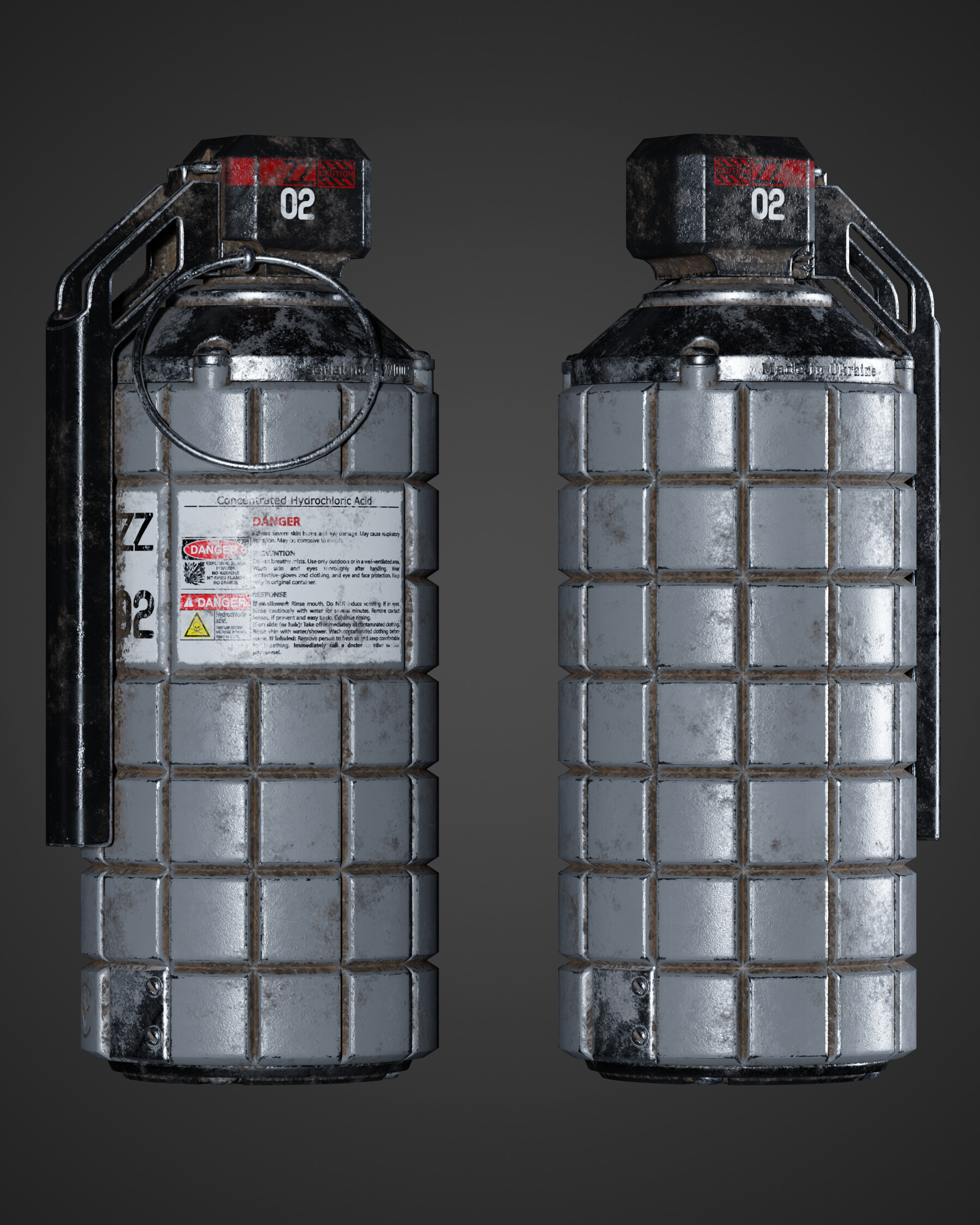 ArtStation - ZZ Grenade 02 | Game Assets