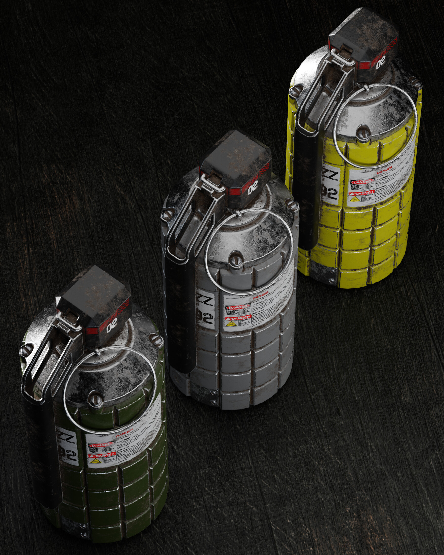 ArtStation - ZZ Grenade 02 | Game Assets