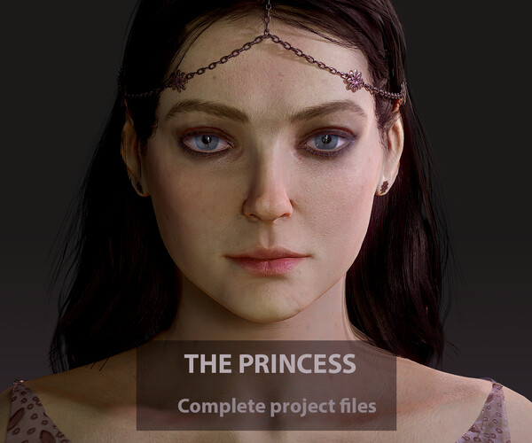 ArtStation - The Princess complete project files | Resources