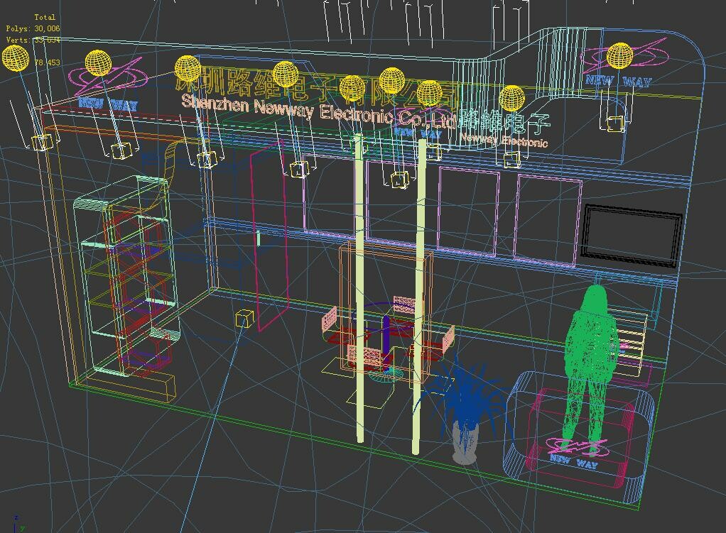 ArtStation - Booth - Area - 6X3-3DMAX2009-01 | Resources