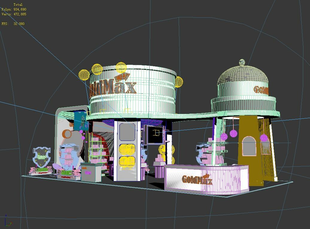 ArtStation - Booth - Area - 12X6-3DMAX2010-024 | Resources