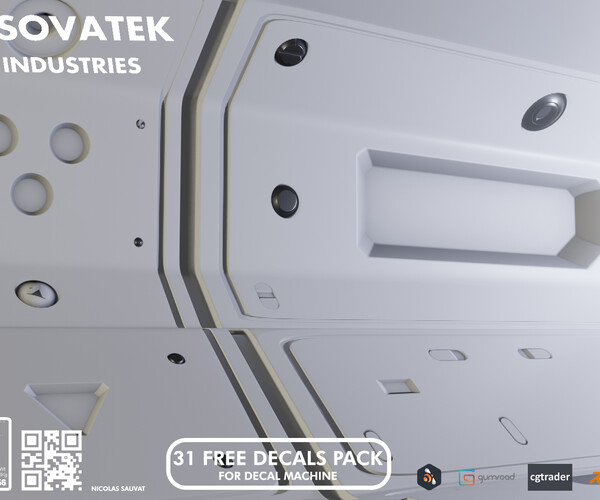 ArtStation - 31 Free Decals Pack . | Resources