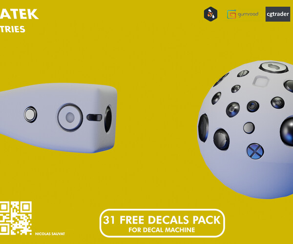 ArtStation - 31 Free Decals Pack . | Resources