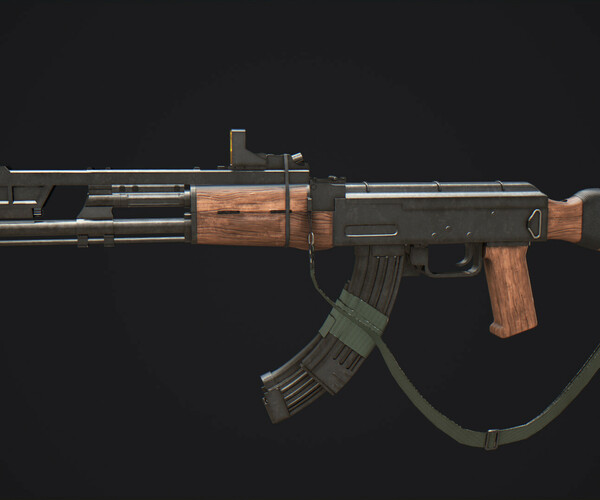 ArtStation - Elysium AK Rifle | Game Assets
