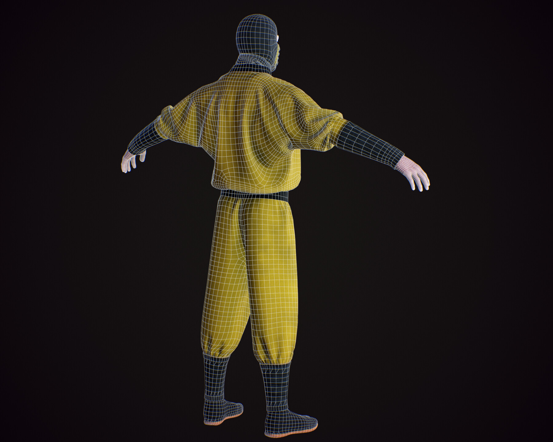 ArtStation - Ninja 02 Low-poly | Game Assets