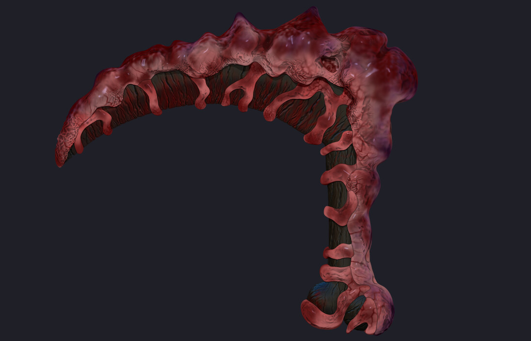 ArtStation - Demon Slayer Upper moon 6 Gyutaro sickle weapon .stl for ...