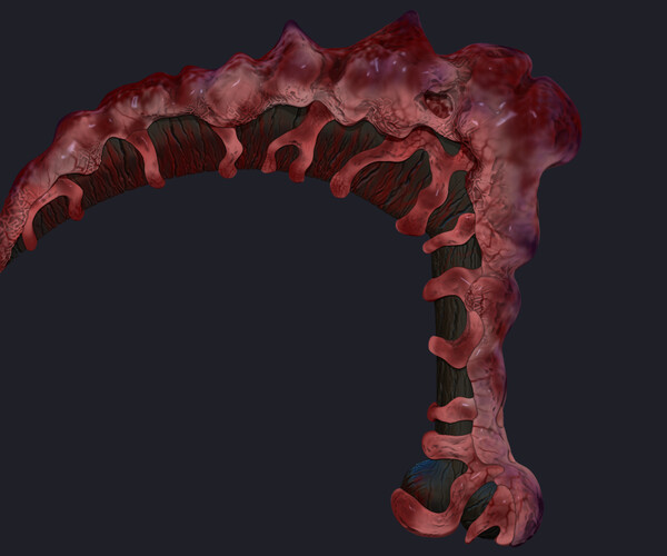 ArtStation - Demon Slayer Upper moon 6 Gyutaro sickle weapon .stl for ...