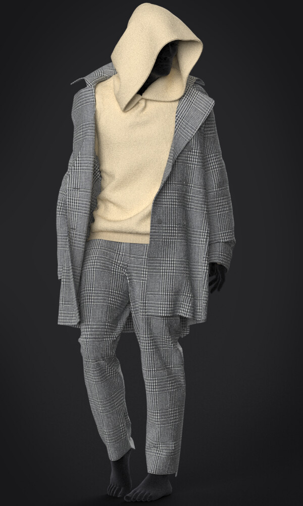 ArtStation - Digital man's suit / marvelous designer | Resources