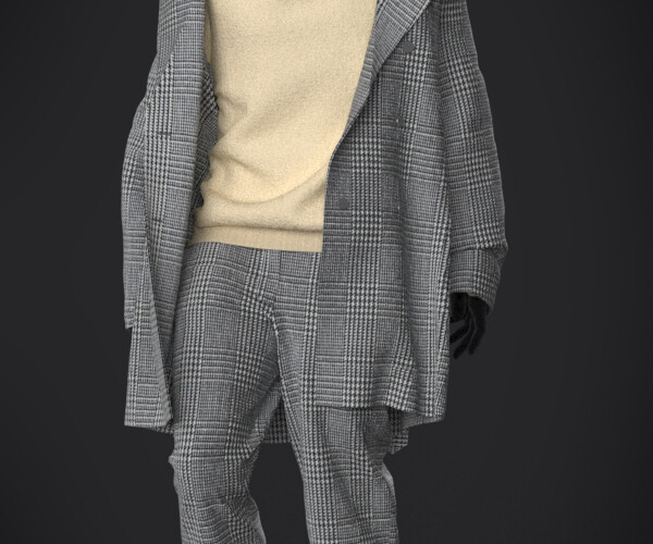 ArtStation - Digital man's suit / marvelous designer | Resources