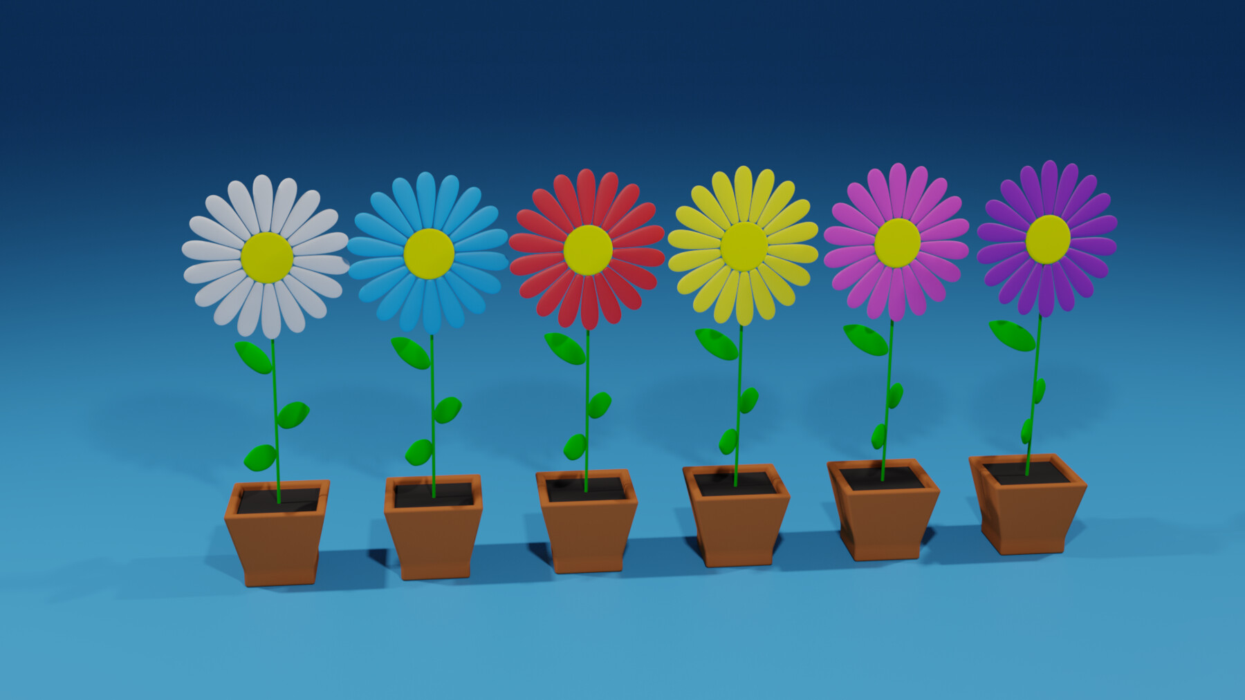 ArtStation - Cartoon Flower 3D model | Resources