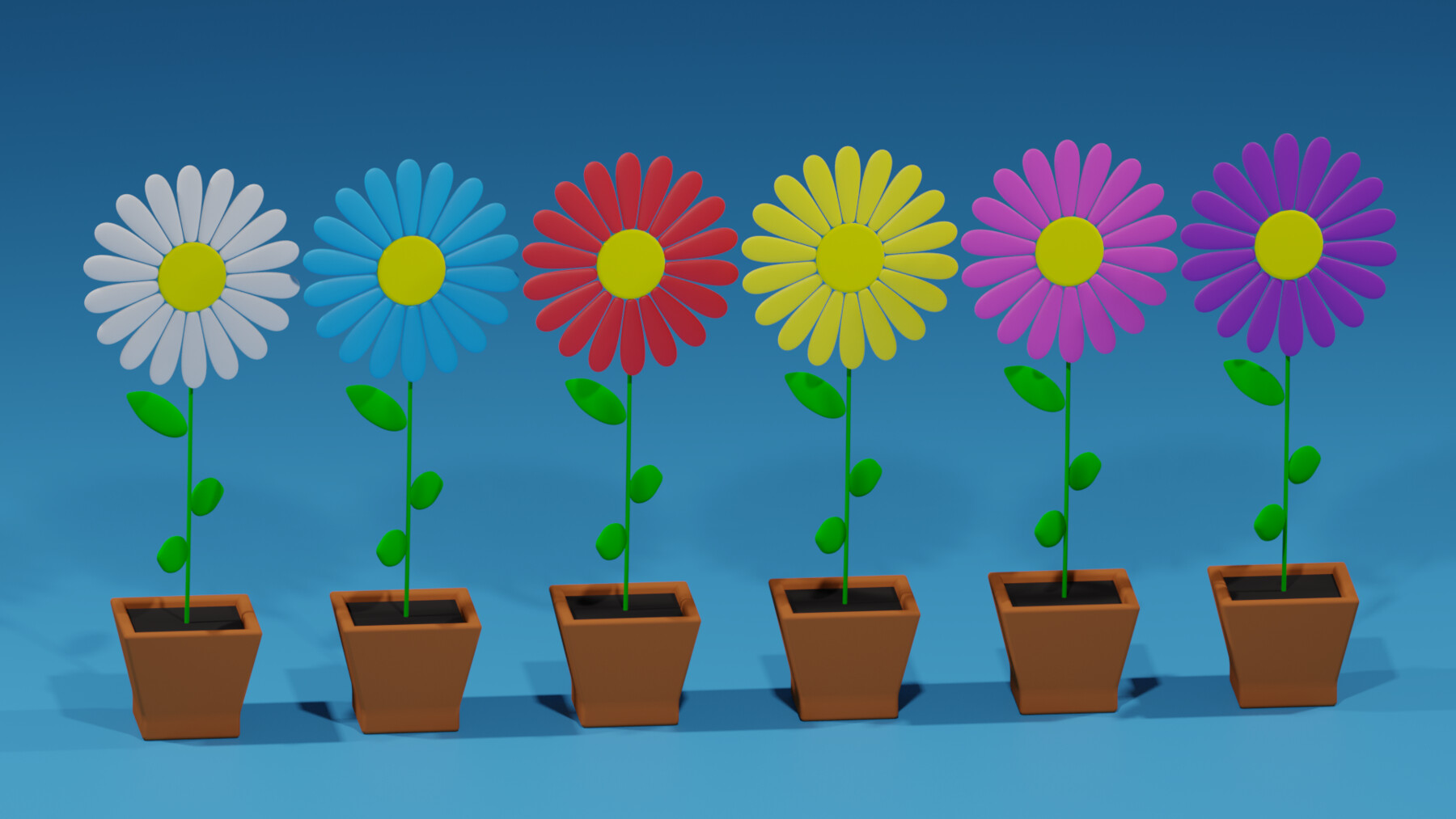 ArtStation - Cartoon Flower 3D model | Resources