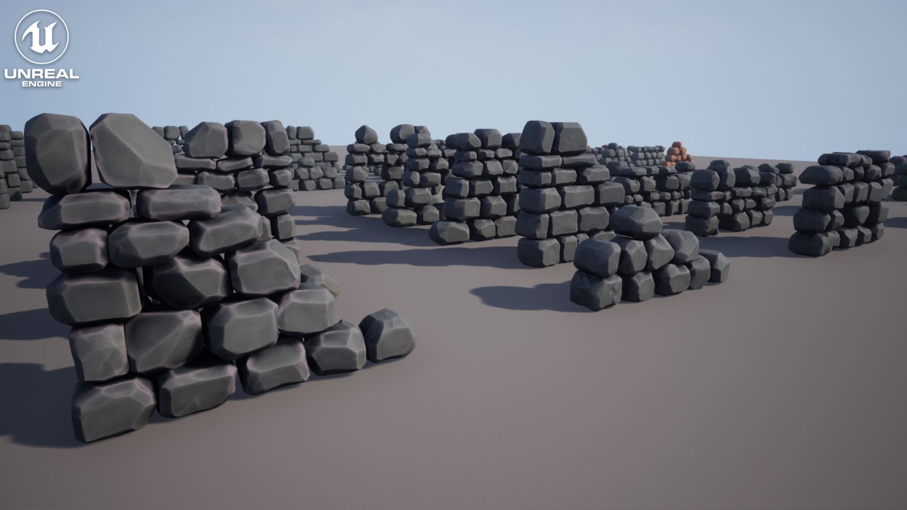 ArtStation - Stylized Walls Vol 1 For Unreal Engine | Game Assets