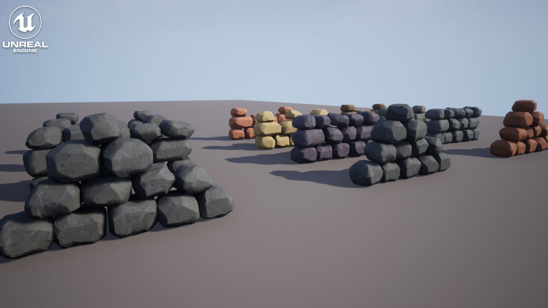 ArtStation - Stylized Walls Vol 1 For Unreal Engine | Game Assets