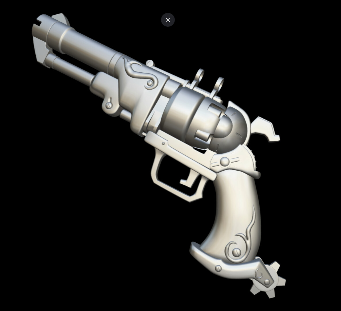 ArtStation - McCree Sherlock Skin Gun | Game Assets