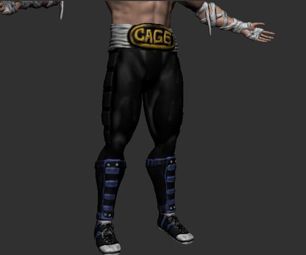 ArtStation - Johnny Cage MK9 game Ready | Game Assets